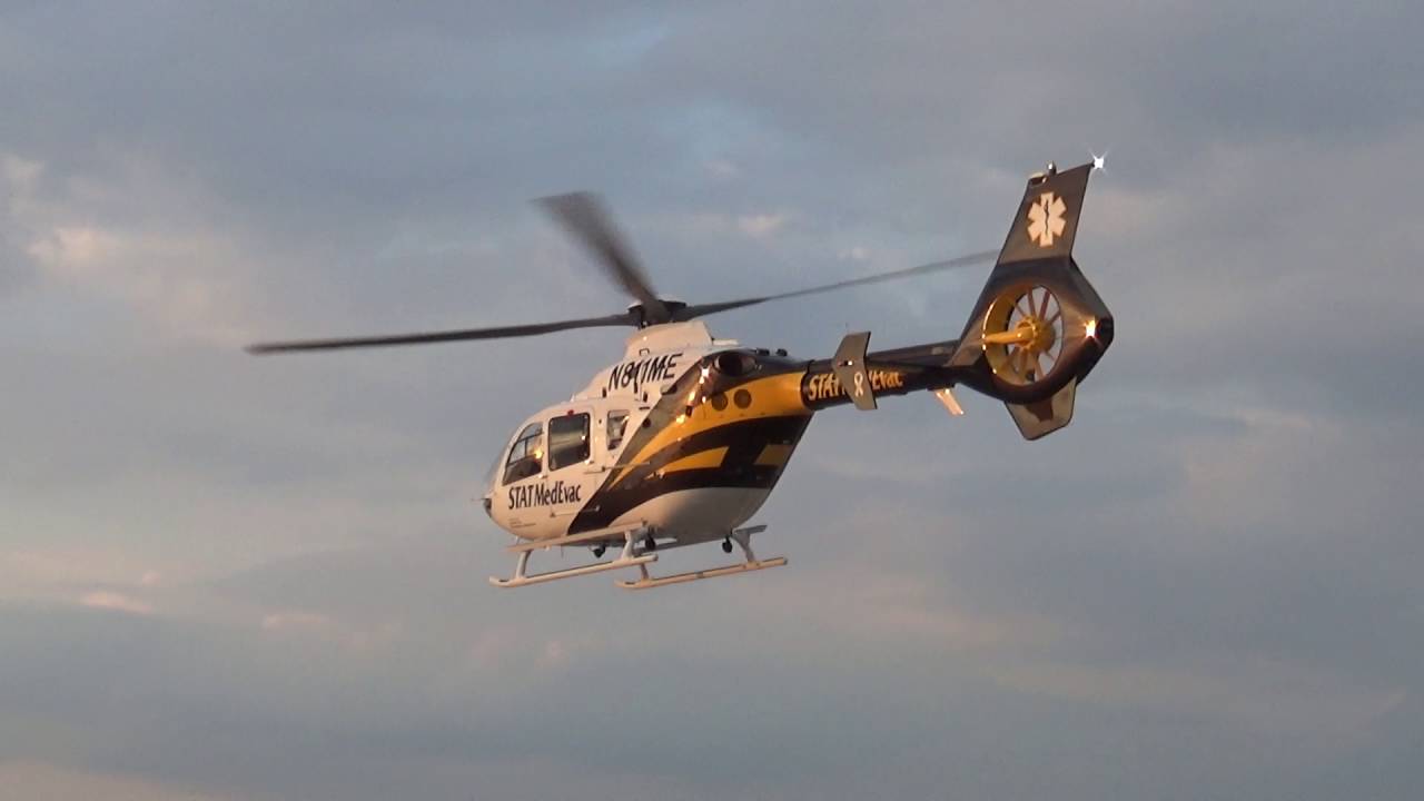 N811ME - STAT MedEvac 6 Taking Off - YouTube