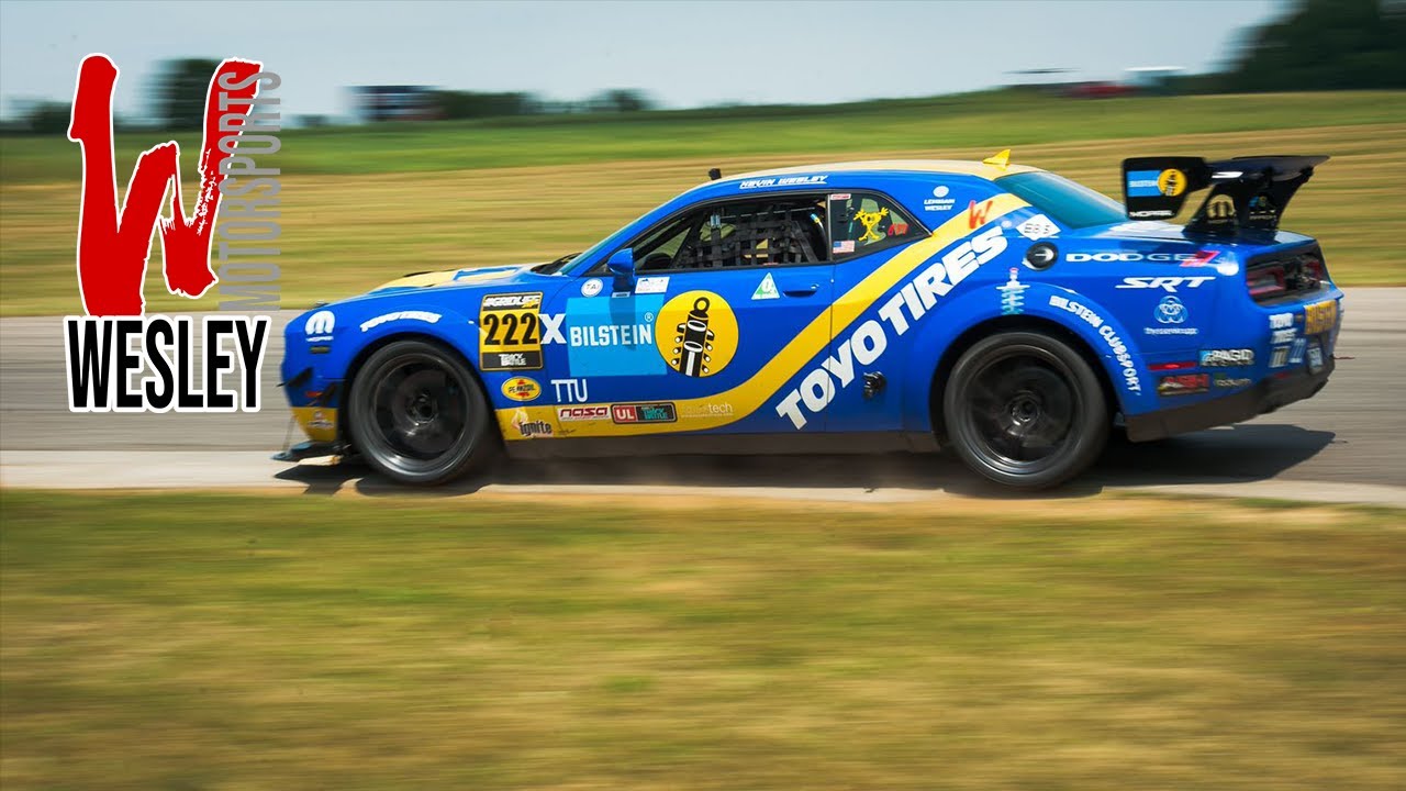 Dodge Challenger races through NASA Pittsburgh - YouTube