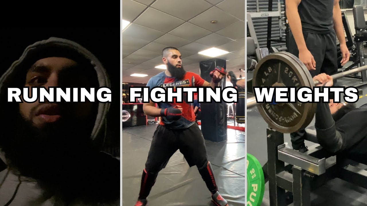Vlog #1 - 3 Sessions In 1 Day - Running/Fighting/Weights - YouTube