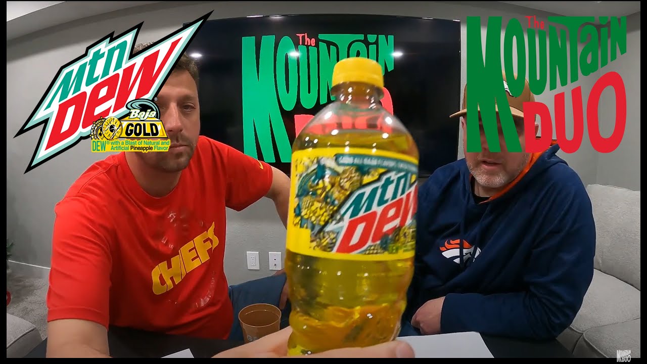 Mountain Dew Baja Gold Review | The Mountain Duo - YouTube