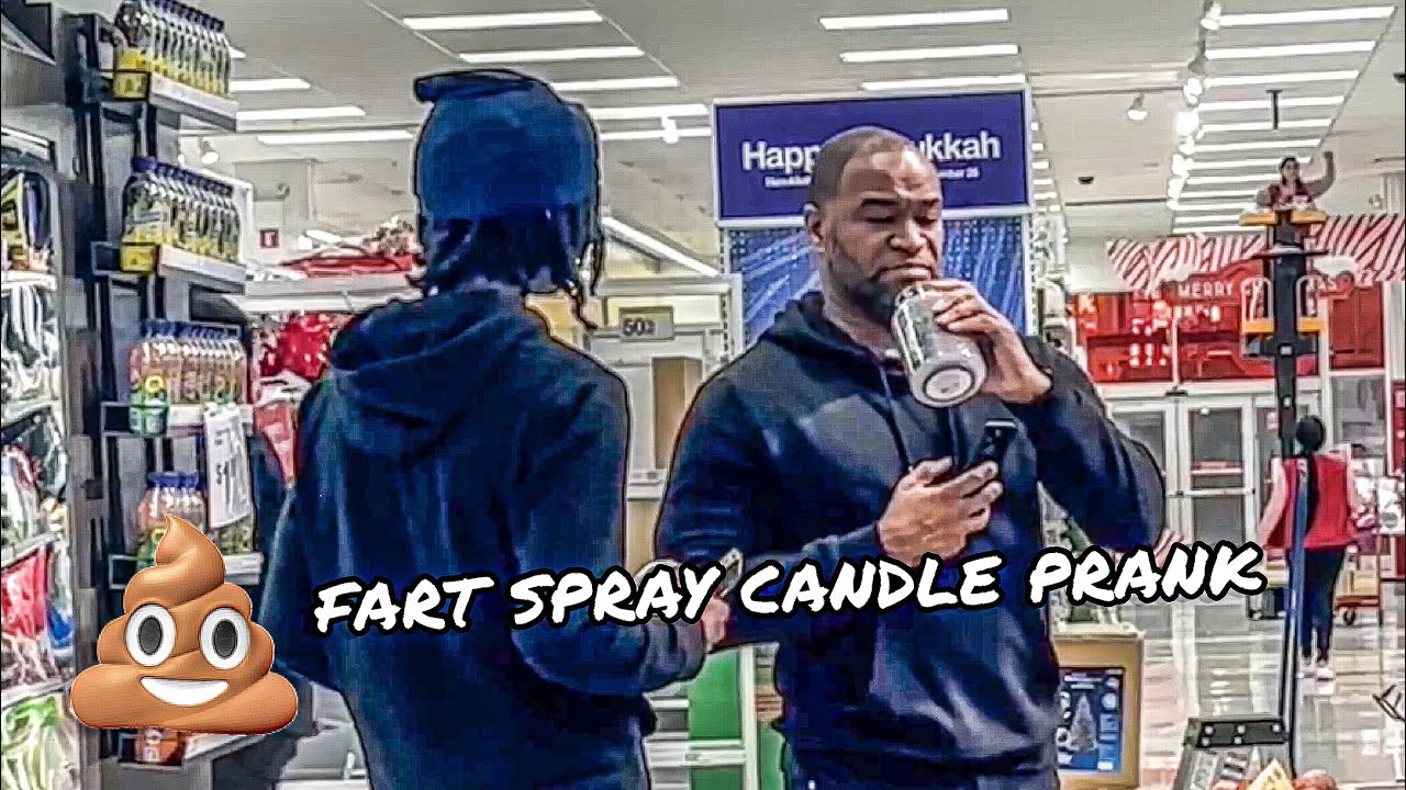 CRAZY FART SPRAY CANDLE PRANK! - YouTube