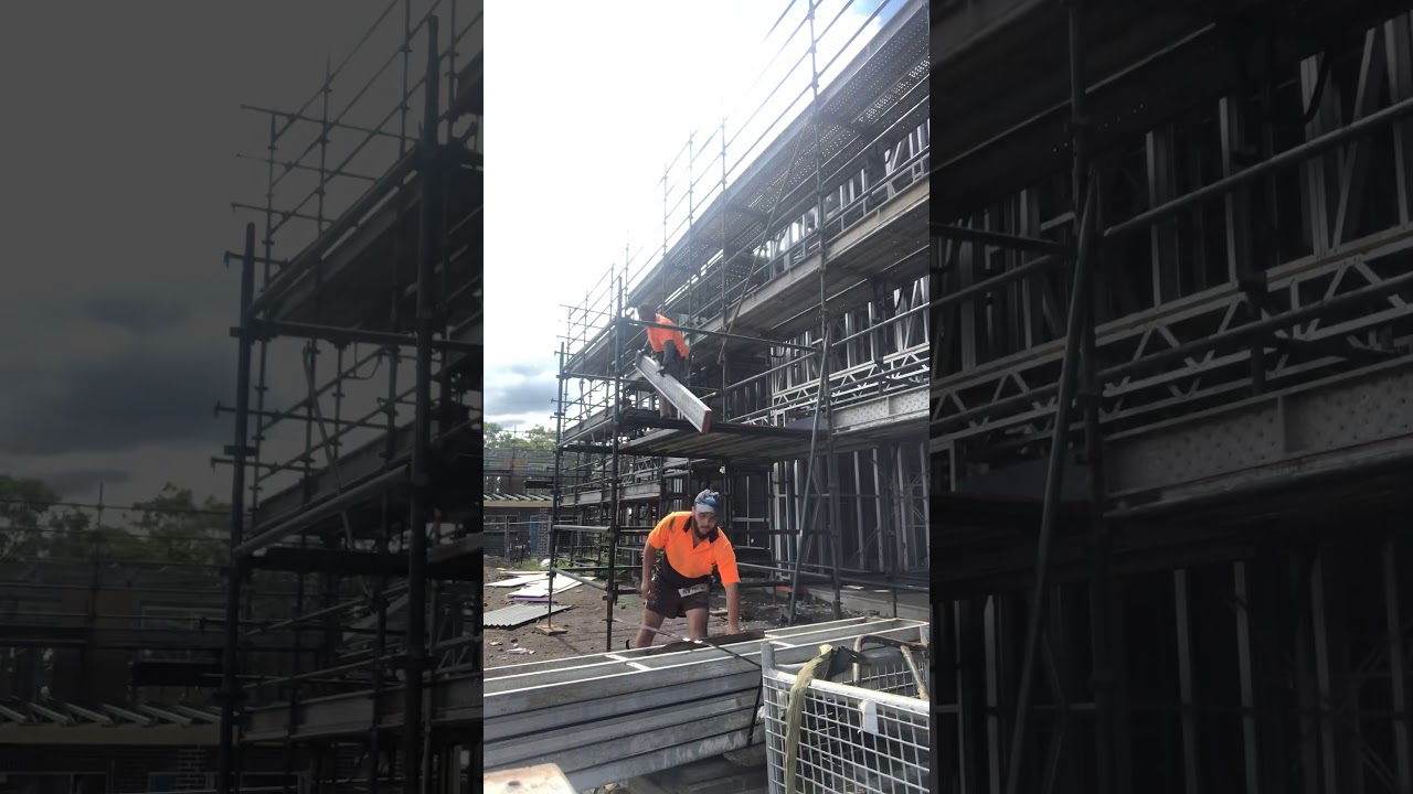 Scaffolding Loading bay build - YouTube