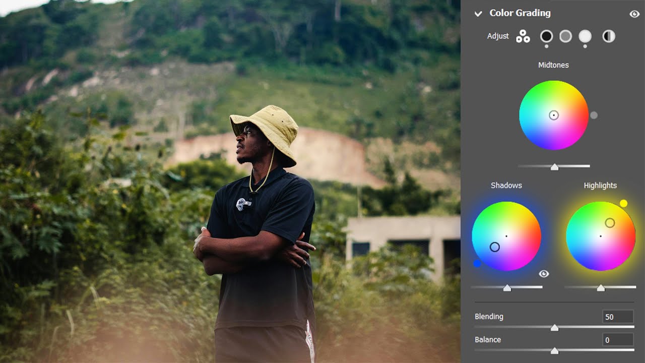 how to use the Color Wheels Lightroom Color Grading Tutorial - YouTube