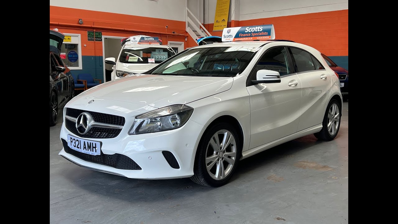 MERCEDES-BENZ A-CLASS 1.5 A 180 D SPORT 5 DOOR DIESEL WHITE 1 OWNER LOW ...