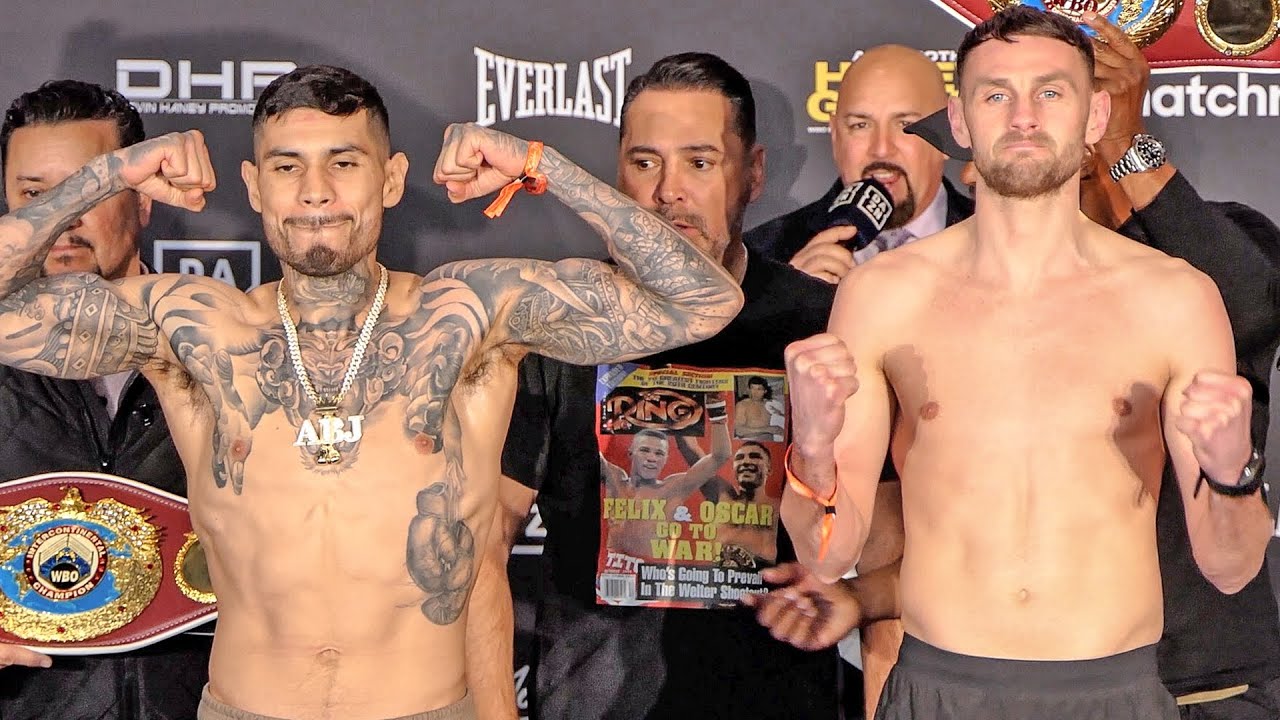 Haney vs. Garcia • FULL UNDERCARD WEIGH IN | Barclays Center • DAZN ...