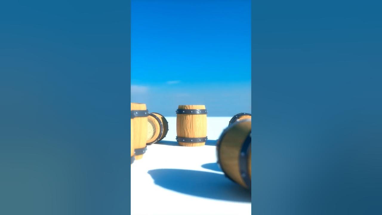 Blender Barrel Tutorial: Master Barrel Modeling & Texturing #shorts - YouTube