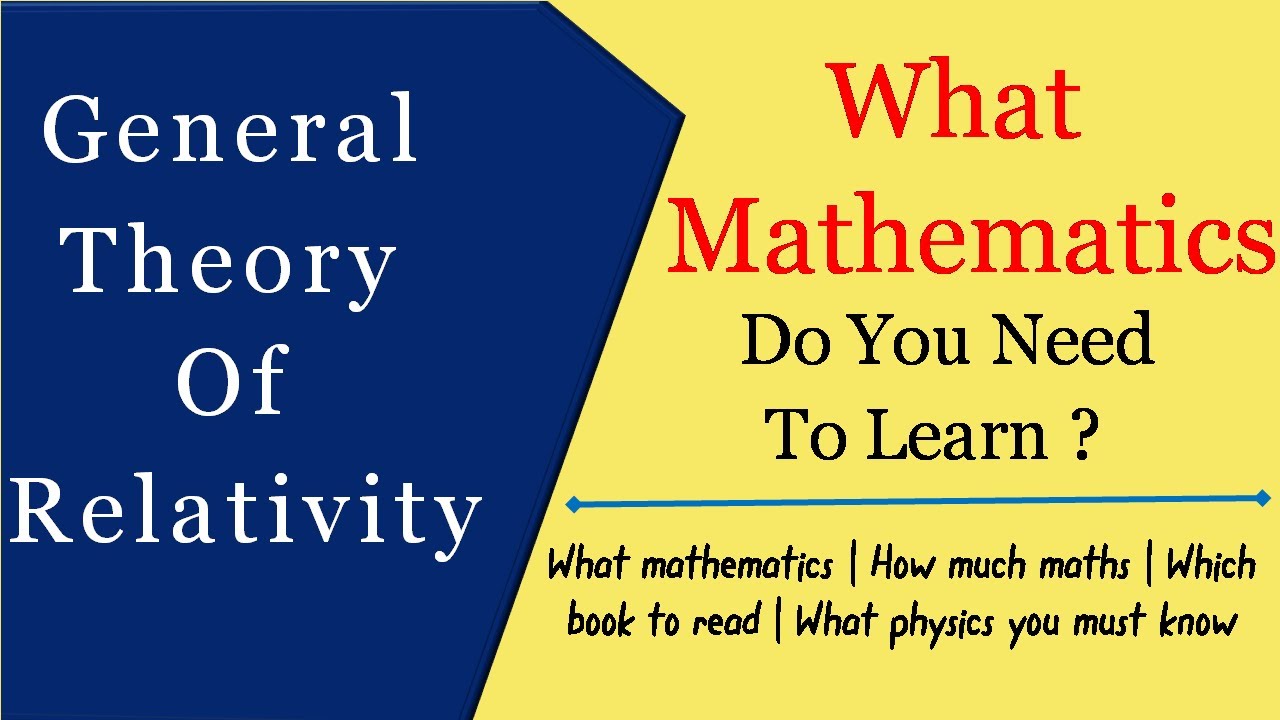 How to learn General Relativity | General theory of relativity ...