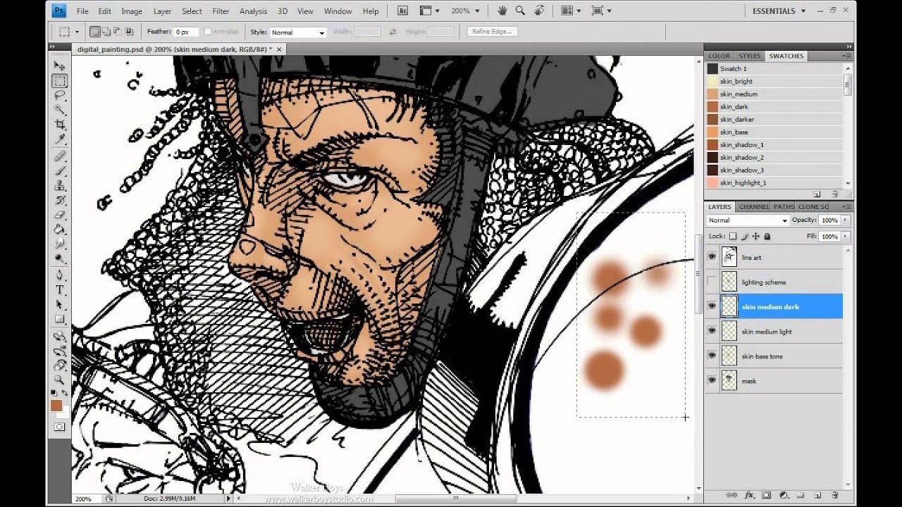 Digital Painting Tutorials | Airbrushing - YouTube