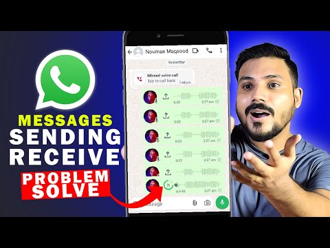 WhatsApp Voice and Video Messages Sending Problem Solve | WhatsApp Voice Message Download Problem