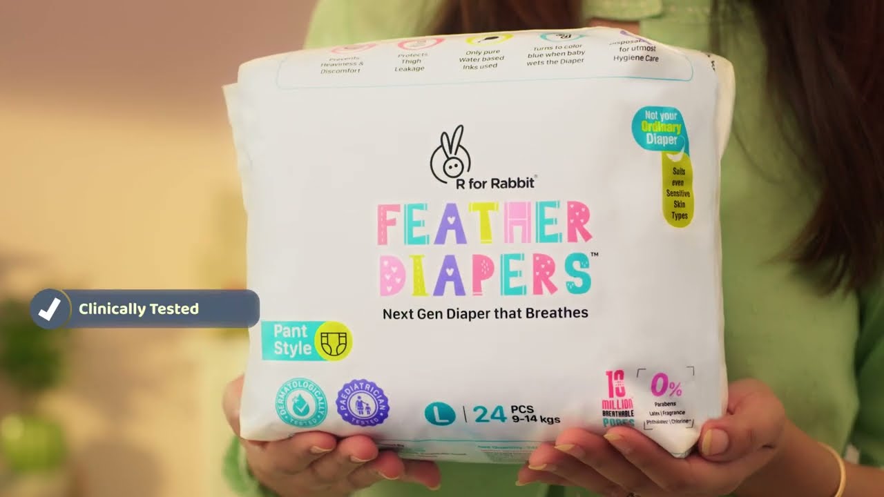 R For Rabbit Feather Diapers-Next Gen Best Baby Diapers that Breathes ...