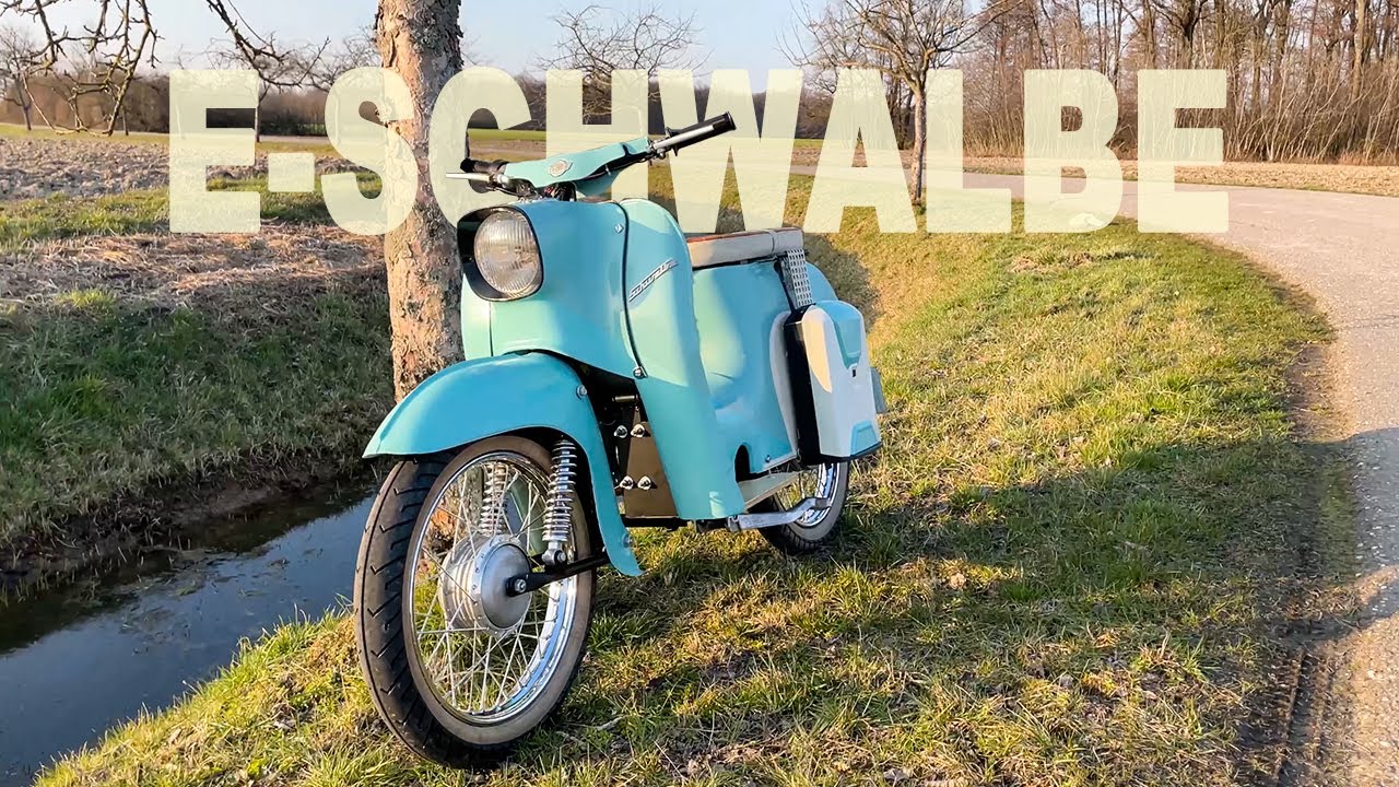 Umbau Simson Schwalbe auf Elektroantrieb mit 3kW - YouTube