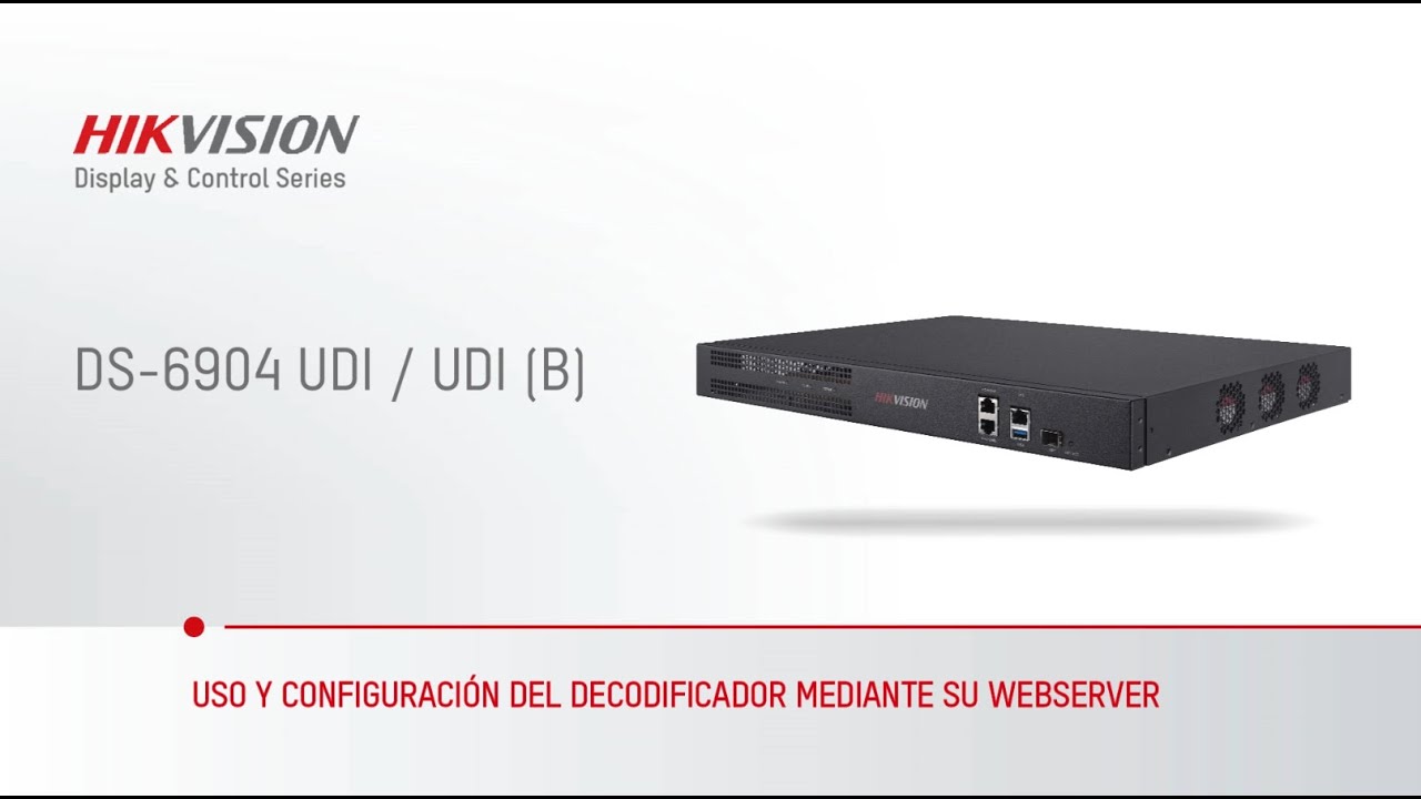 Uso y configuración del decodificador mediante su webserver - YouTube