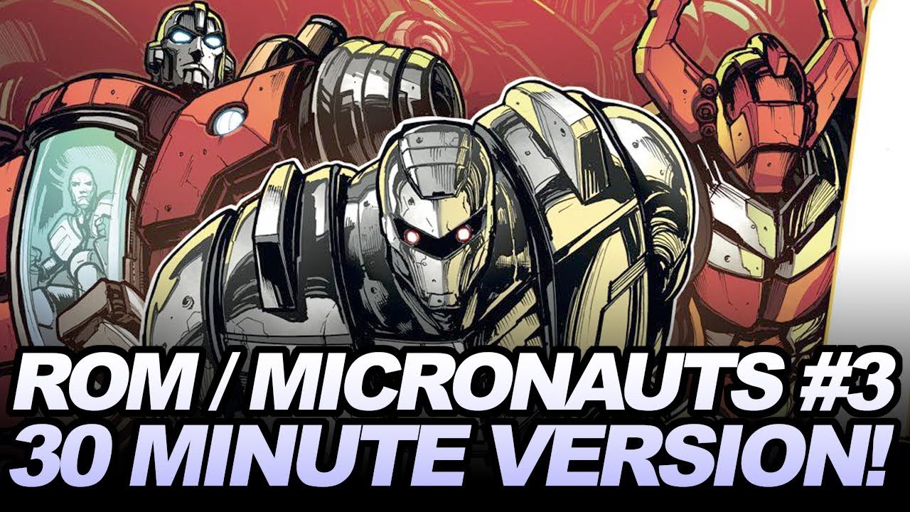 Drawing ROM / MICRONAUTS #3 Cover! The 30 Minute Version! - YouTube
