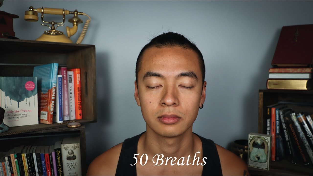 ASMR | Soft Spoken | Meditation: 50 Breaths - YouTube