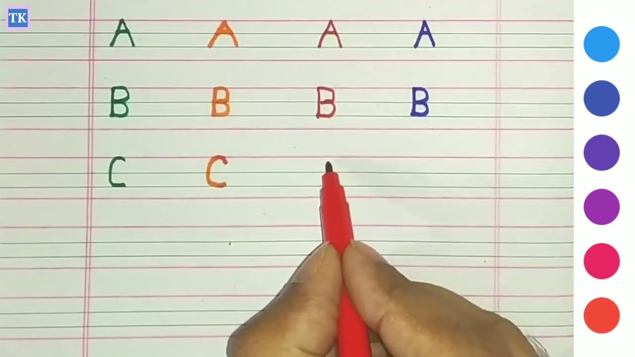 Abcd Writing In Four Line Note Book How To Write Abcd In 4 Lines Abcd Writing In Four Line Note Book How To Write Abcd In 4 Lines