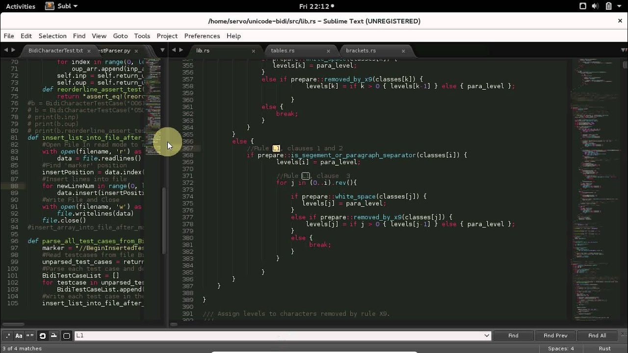 M1505: Improve specification conformance of unicode bidi library - YouTube