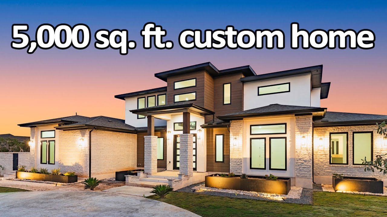 5,000 sq. ft. Custom Home - YouTube