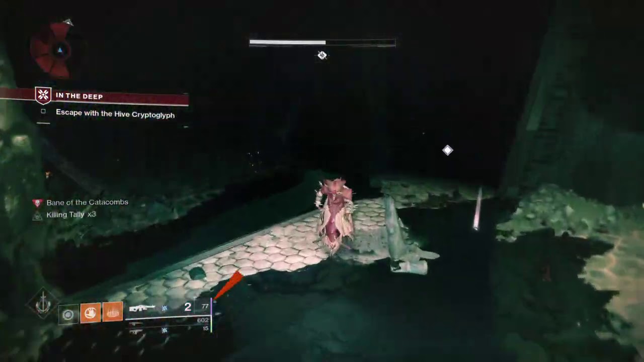 Destiny 2- In The Deep - Escape With The Hive Cryptoglyph (Mission ...