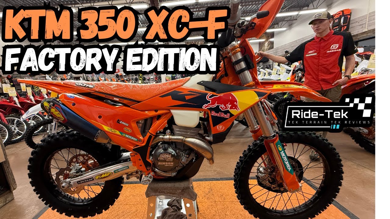 2025 KTM 350 XC-F Factory Edition First Look! - YouTube