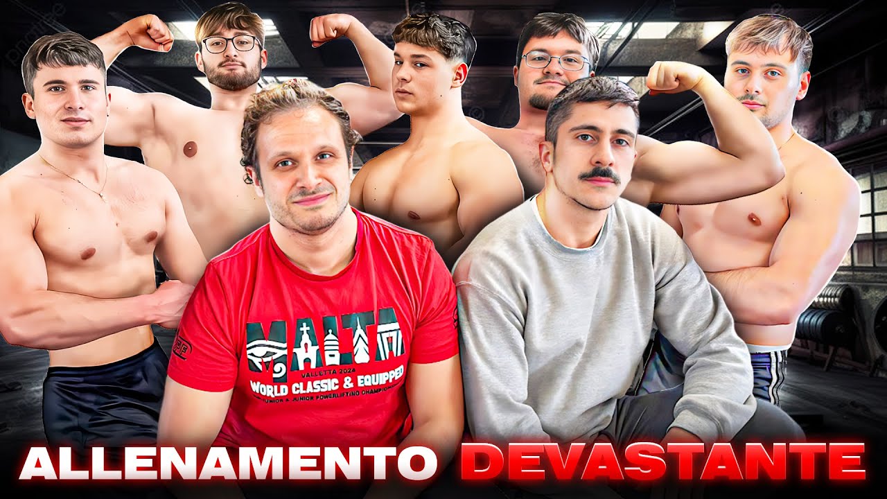 DEVASTO I MIEI ATLETI | ALLENAMENTO POWERLIFTING - YouTube
