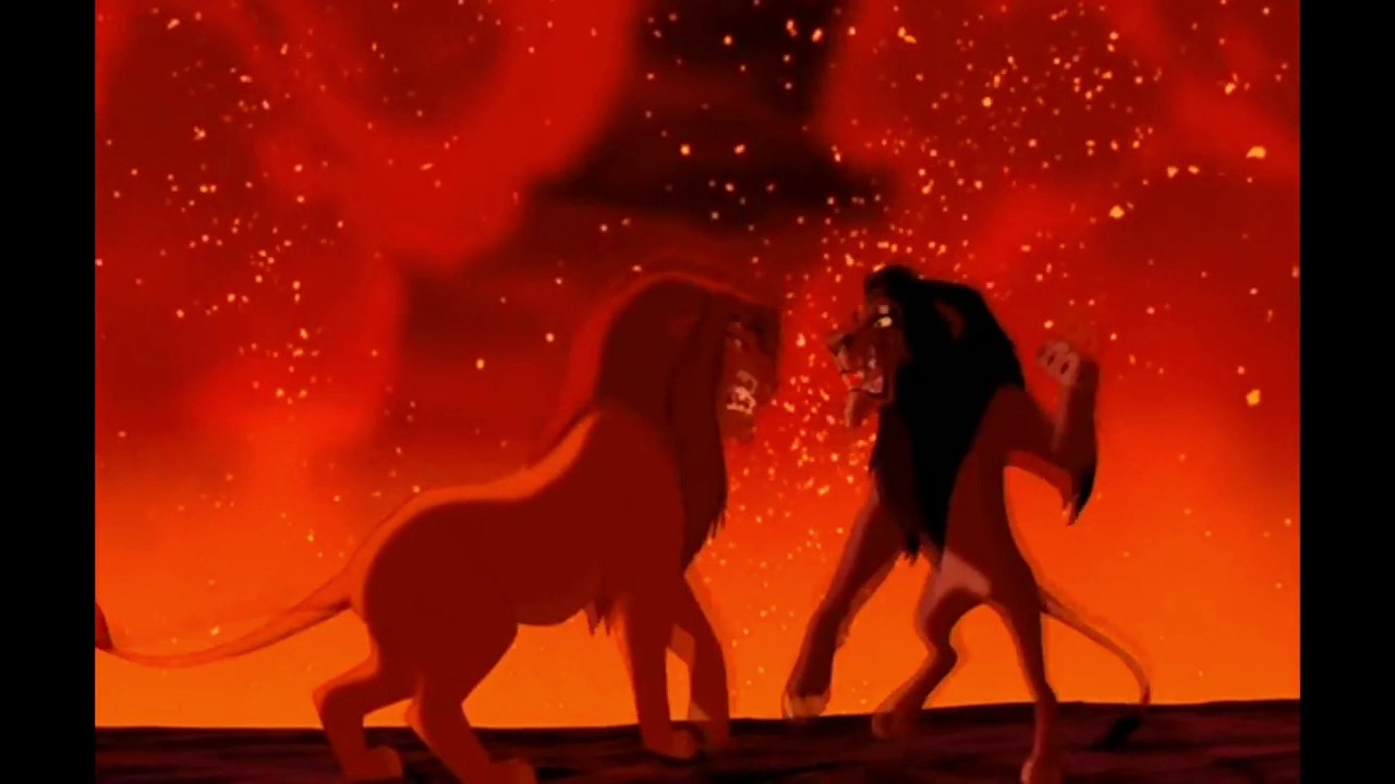 Scar & Simba Fight - Battlefield