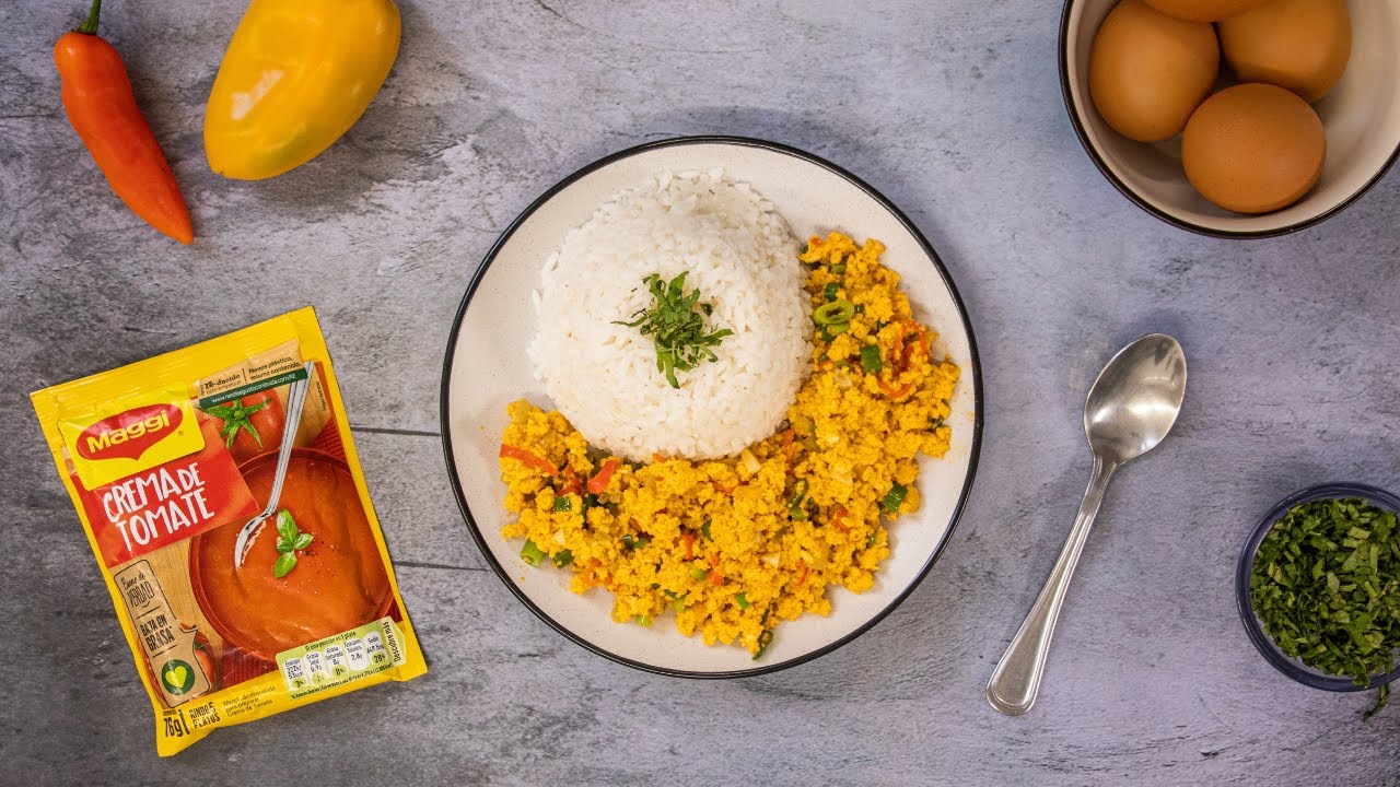 Huevos Revueltos con Tomate MAGGI | Recetas Nestlé CAM - YouTube