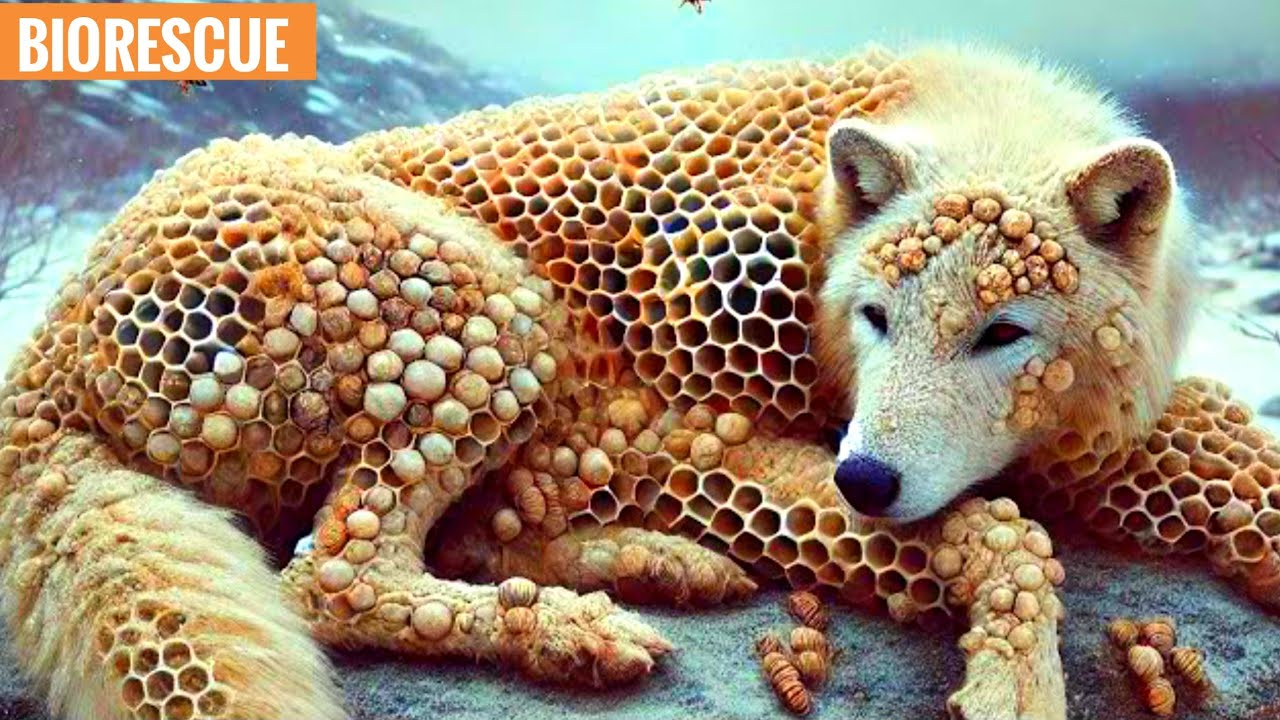 "Rescuing a Wolf Covered in Barnacles from a Frozen Wilderness ...