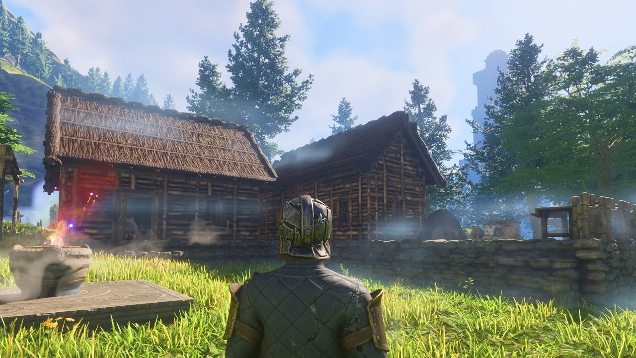 Building a Blacksmith for Our Starter Base in Enshrouded! - YouTube