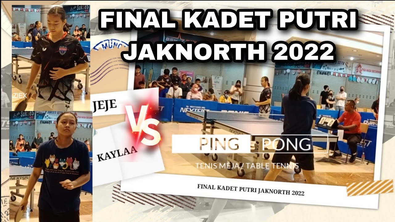 final Kadet Putri Jaknorth 2022 Jeje VS Kaylaa #final #tenismeja #kadett #kejuaraantenismeja ...