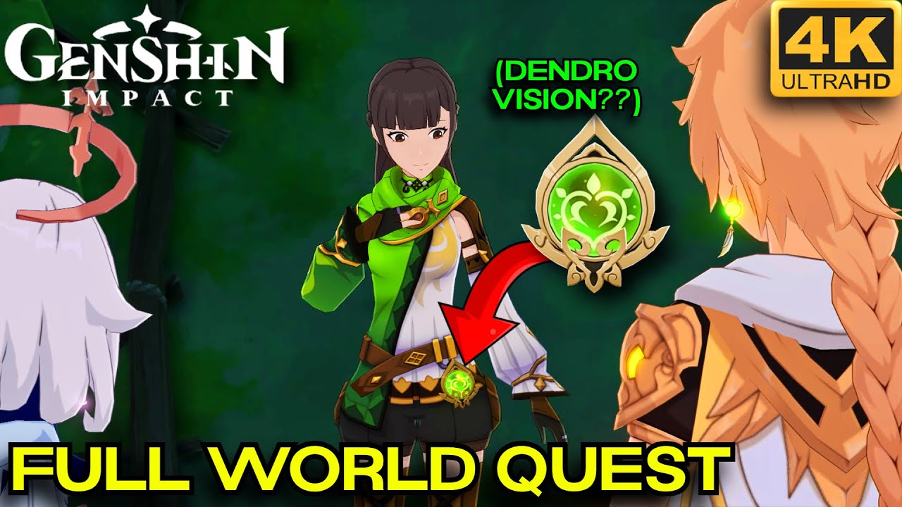 Genshin Impact: Aranyaka Part 4 FULL WORLD QUEST | Rana gets a Dendro Vision!!! [4K60FPS] - YouTube