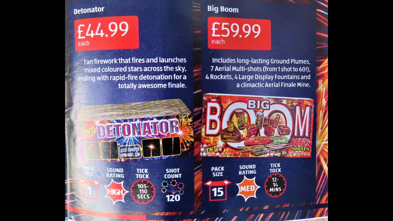 Aldi fireworks 2021 - YouTube