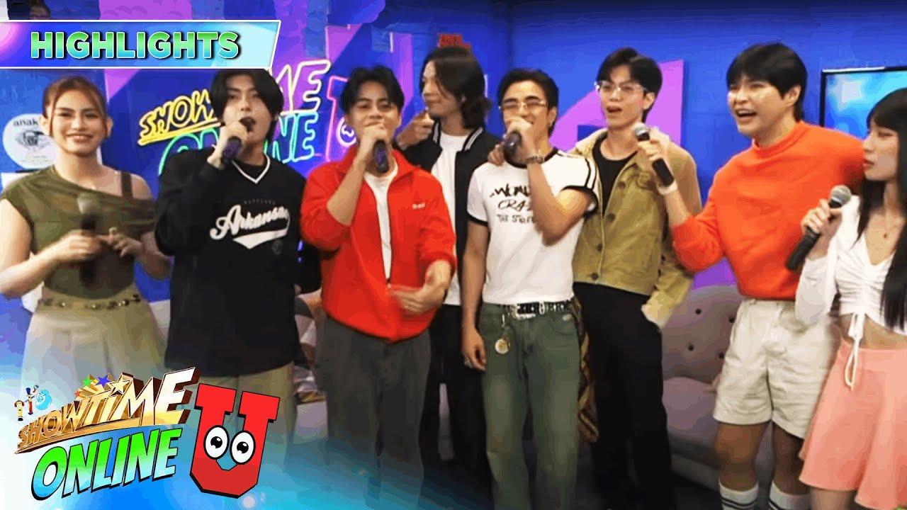 Chikahan and Kulitan with P-Pop group WRIVE | Showtime Online U - YouTube