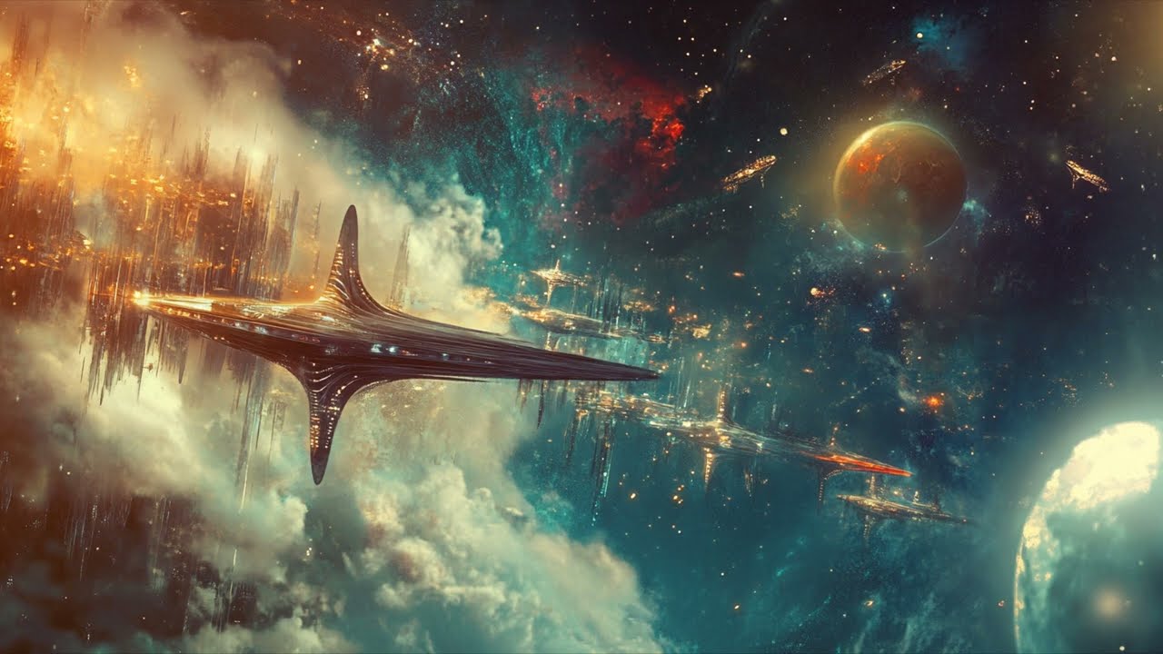 Galactic Highways - MidJourney AI Art - (composed and recorded in ...