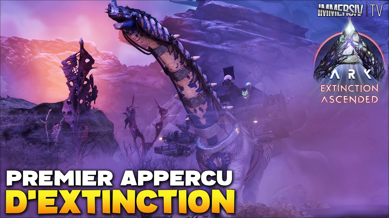 PREMIER APPERCU DE ARK ASCENDED EXTINCTION : TRAILER & GAMEPLAY - YouTube