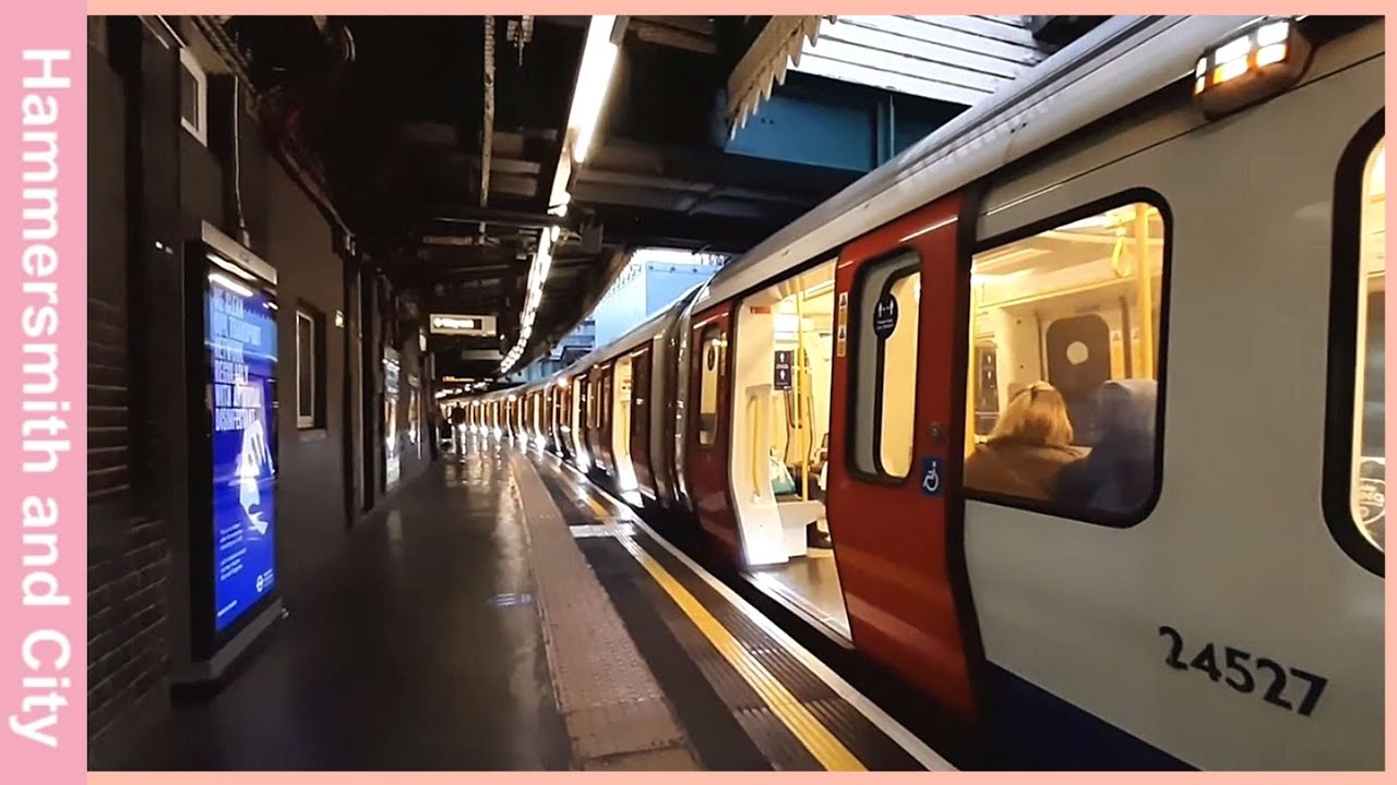 London Underground Journey - Hammersmith to Edgware Road - YouTube