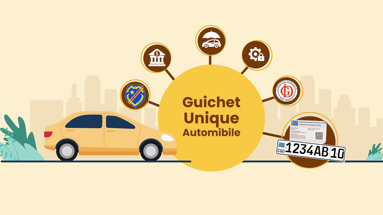 La mise en place du guichet unique automobile en RDC - YouTube