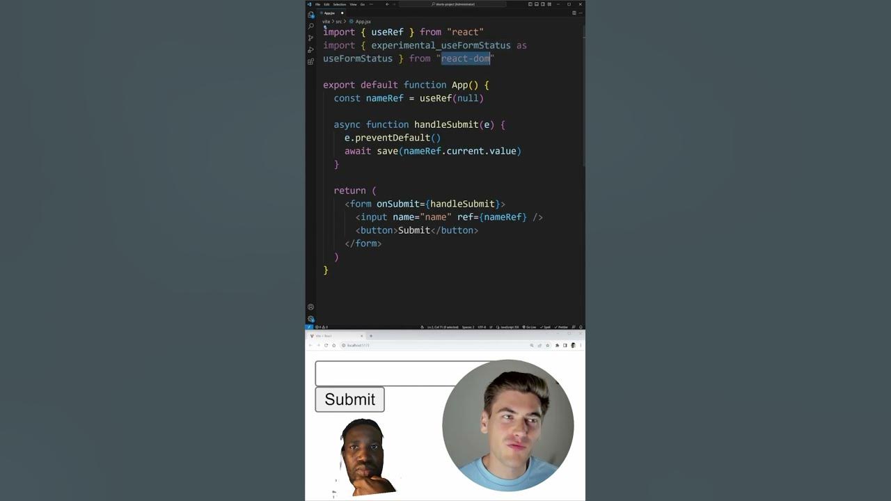 Using New React Hook Useformstatus Ai Tech Gadget Reaction Reactjs Reactjstutorial Js