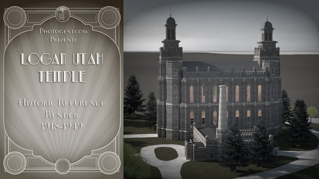 Logan Utah Temple (1918-1935) - YouTube