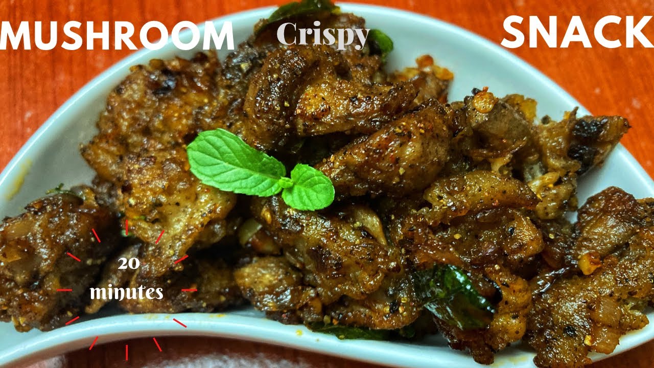Easy mushroom snack! കൂൺ കൊണ്ടൊരു സ്നാക്ക് ! #snacksrecipe #palaharam # ...