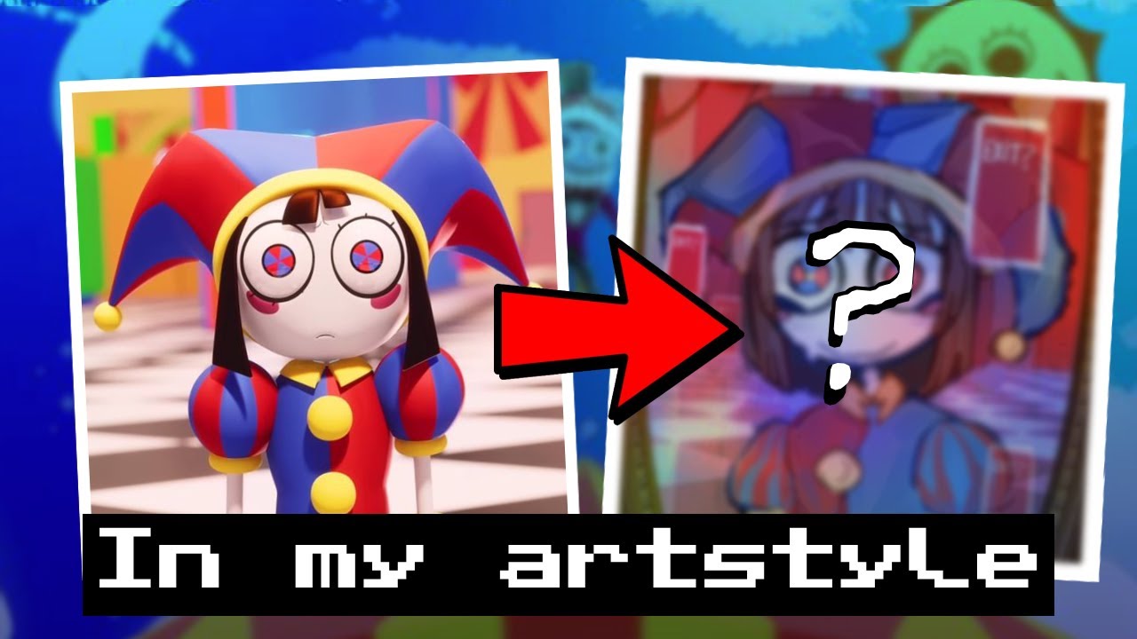 The Amazing Digital Circus - Pomni In My Art Style [Speedpaint] - YouTube
