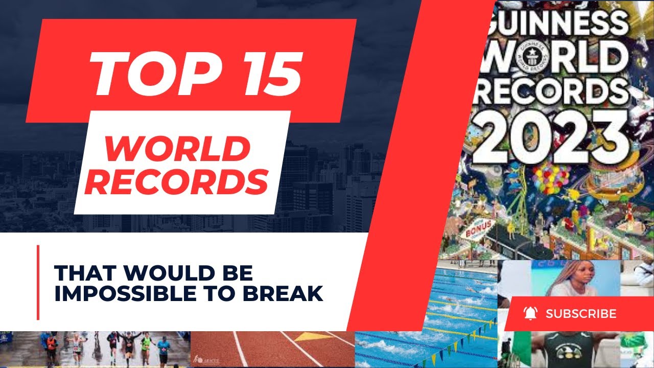 Top 15 Most Insane World Records That Would Be Impossible To Break ...