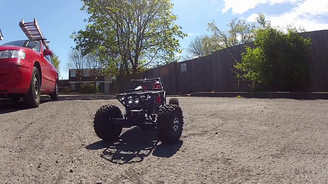 WILLY'S WRAITH RUNNING IN ( TAMIYA WILD WILLY ) - YouTube