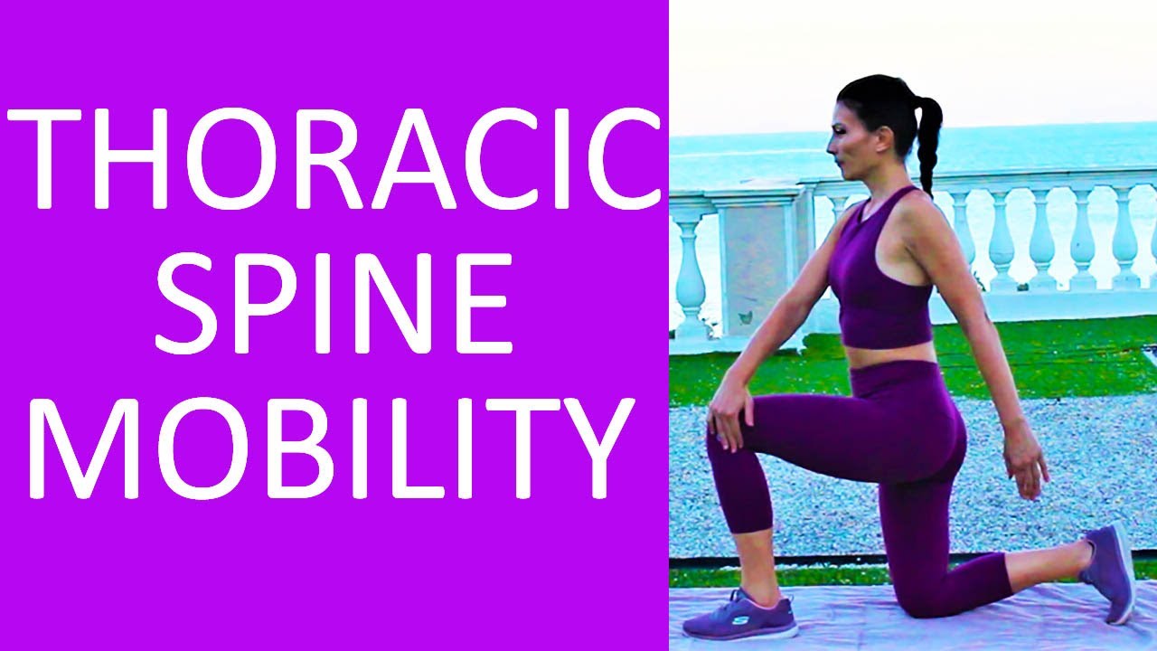 UPPER BACK MOBILITY EXERCISES - 5 THORACIC MOBILITY EXERCISES - YouTube