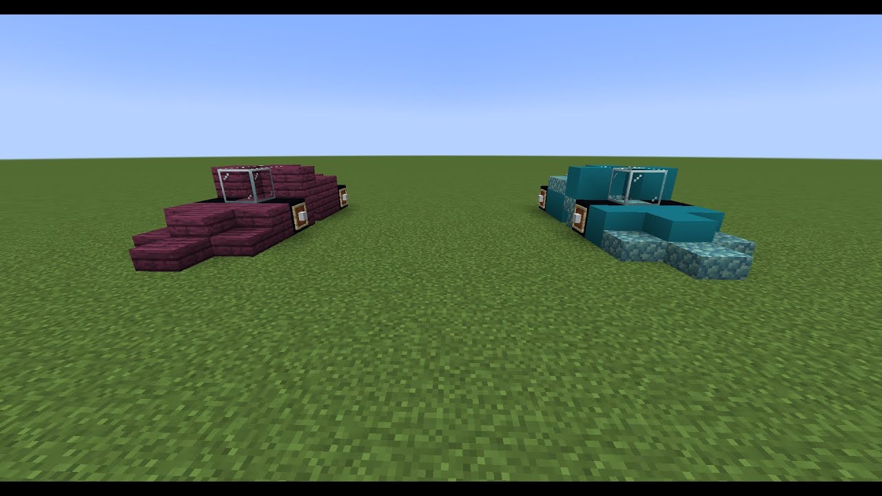 Minecraft - Making cars you can sit in. - YouTube