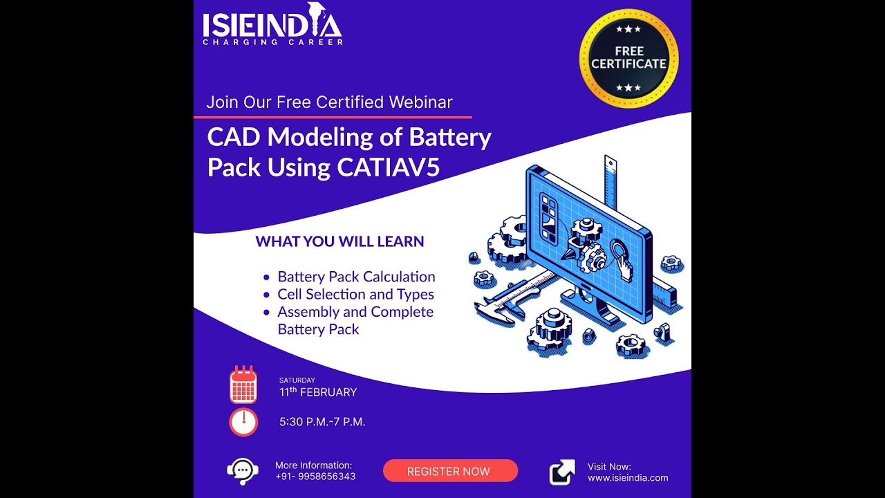 CAD Modeling of Battery Pack Using CATIAV5 - YouTube
