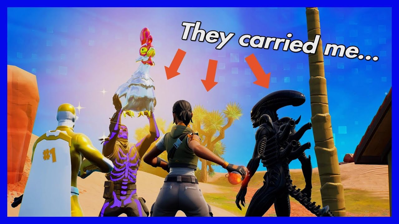 MY FOLLOWERS CARRIED ME TO VICTORY IN FORTNITE! - YouTube