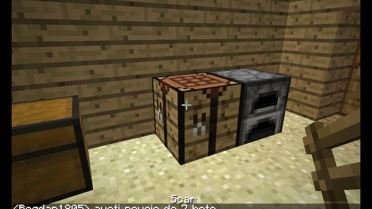 Cum se crafteaza scara{ladder} in minecraft - YouTube