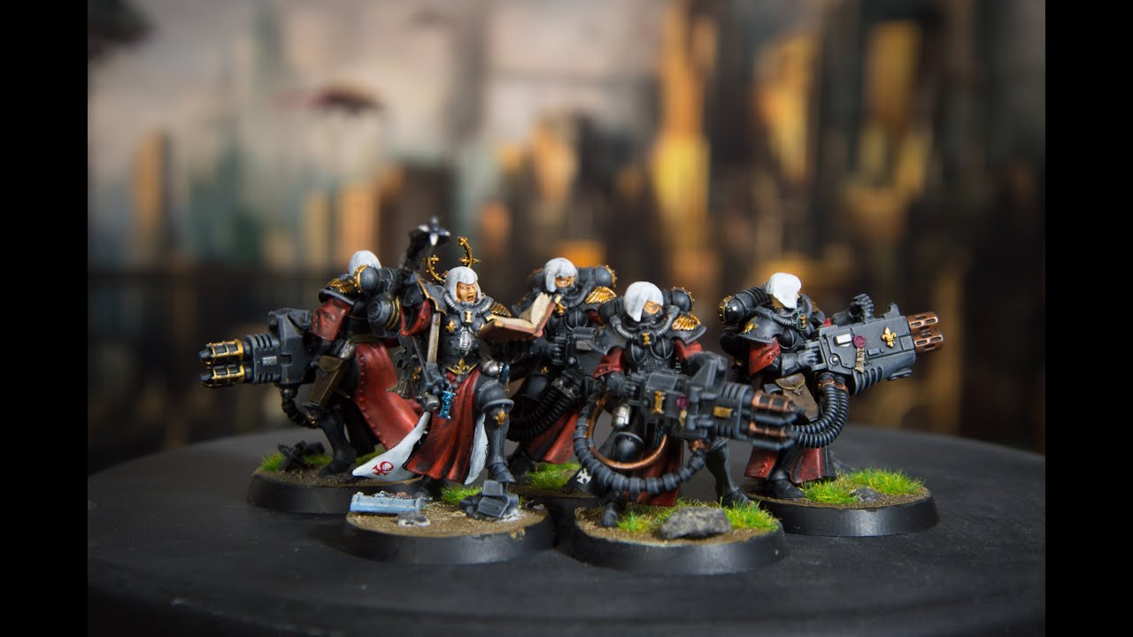 Adepta Sororitas Retributor - Warhammer 40k painting - YouTube