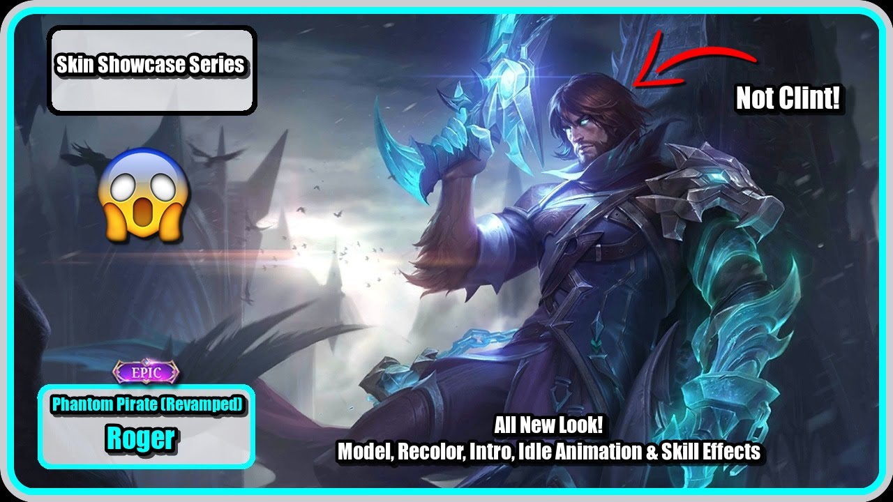 Roger's Revamped Epic Skin. Phantom Pirate (Showcase) - YouTube