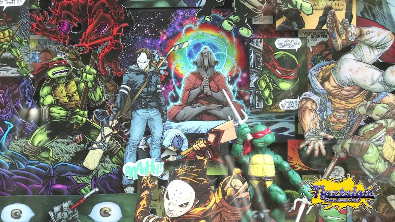 Ninja Turtles 3D Collage TMNT - YouTube